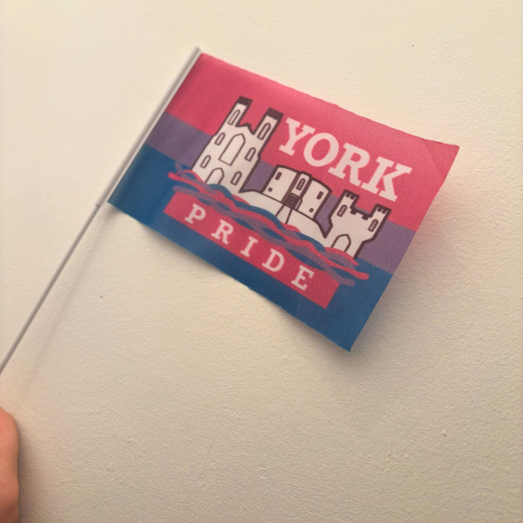 York Pride Hand Flag – Bi – York LGBT+ Pride