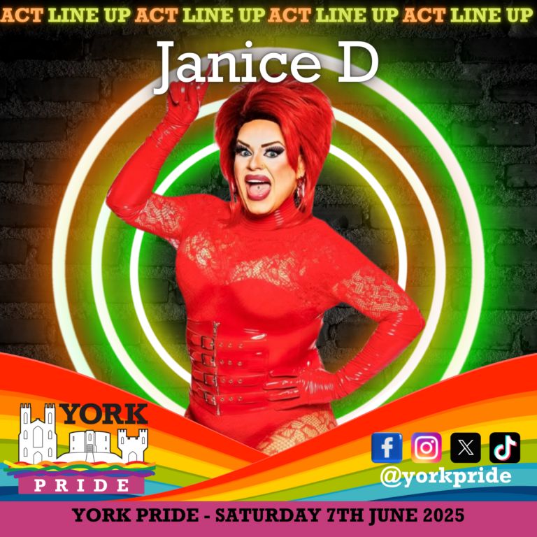 Main Stage Line-Up – York LGBT+ Pride